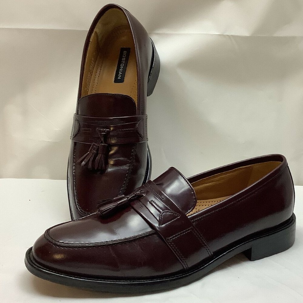 Bostonian Men's 9.5 M Loafers Leather First Flex Cord… - Gem